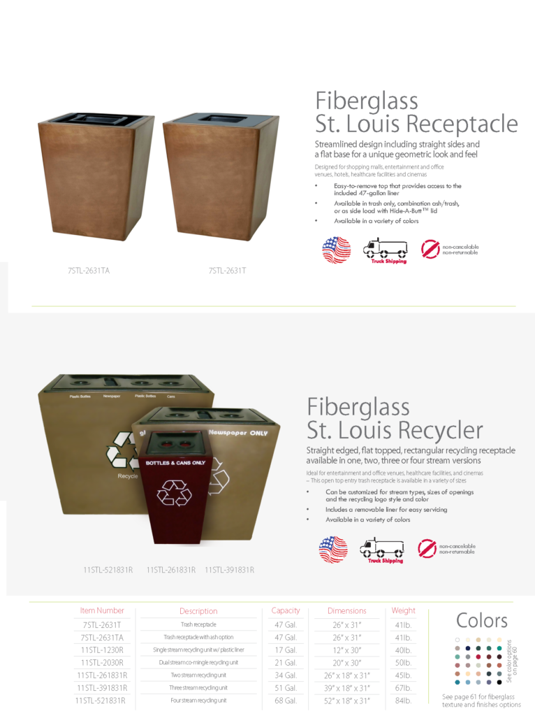 Witt Fiberglass St. Louis Industrial Garbage Cans Page Pathed – Witt ...